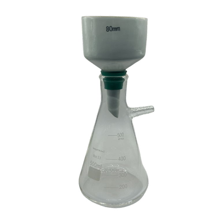 Sistema de Filtración al Vacío M – Kitasato 500 mL + Embudo Büchner Ø ...