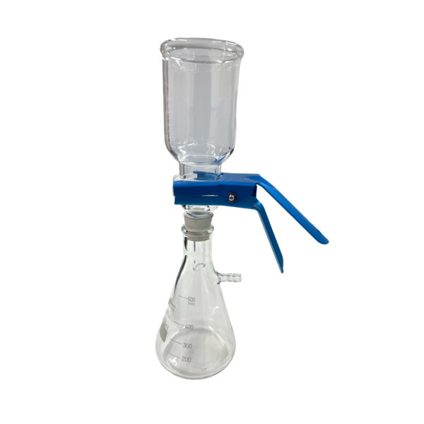 Sistema de filtración al vacío con núcleo de vidrio - Kitasato 500 mL ...